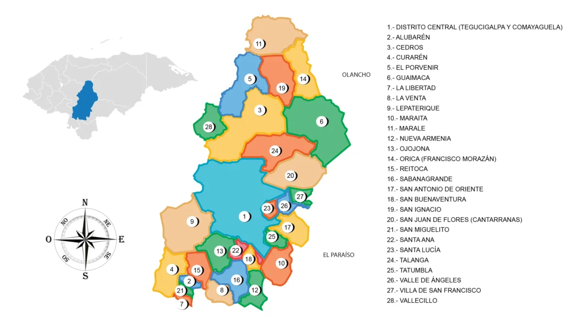 Department of Francisco Morazan – RedHonduras - El referente de Honduras
